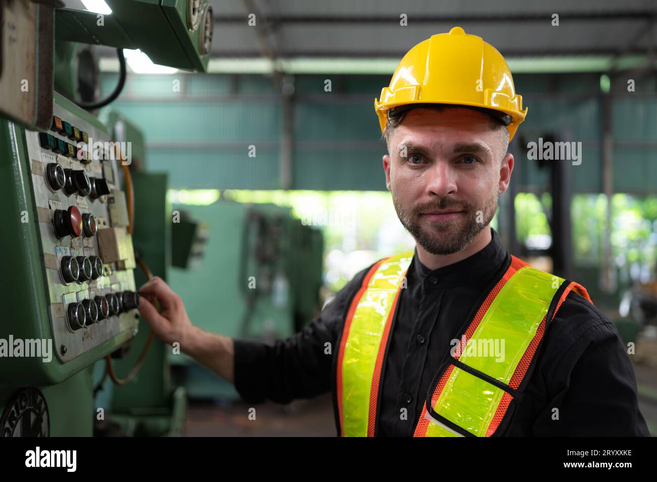 The engineer inspects the electrical system and repairs the mechanical ...