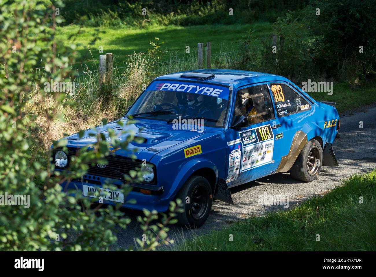 Ceredigion, Wales - 02 September 2023 Rali Ceredigion: Andrew Scott and ...