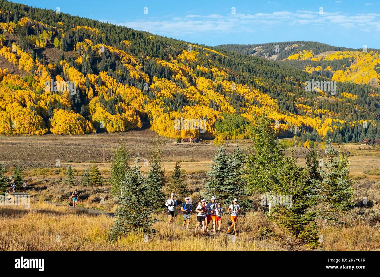September 30, 2023: Dramatic autumn colors provide a stunning backdrop ...