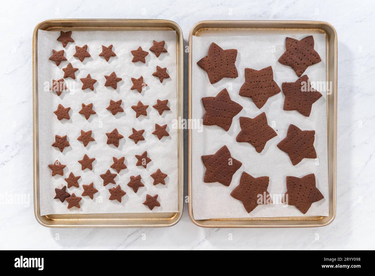 Chocolate graham crackers Stock Photo - Alamy