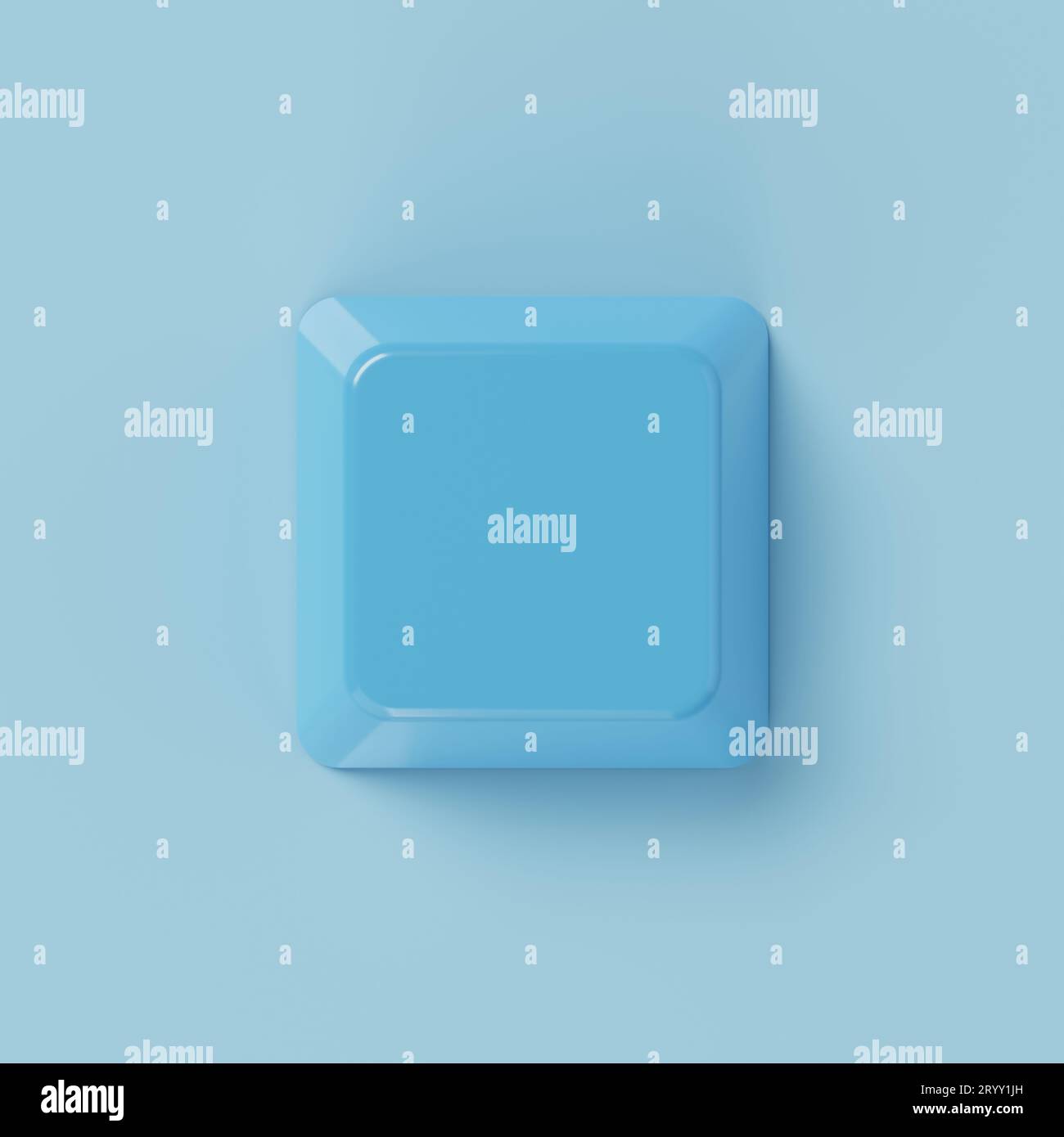 Blue Color Keyboard Input Button On Background Abstract Object And