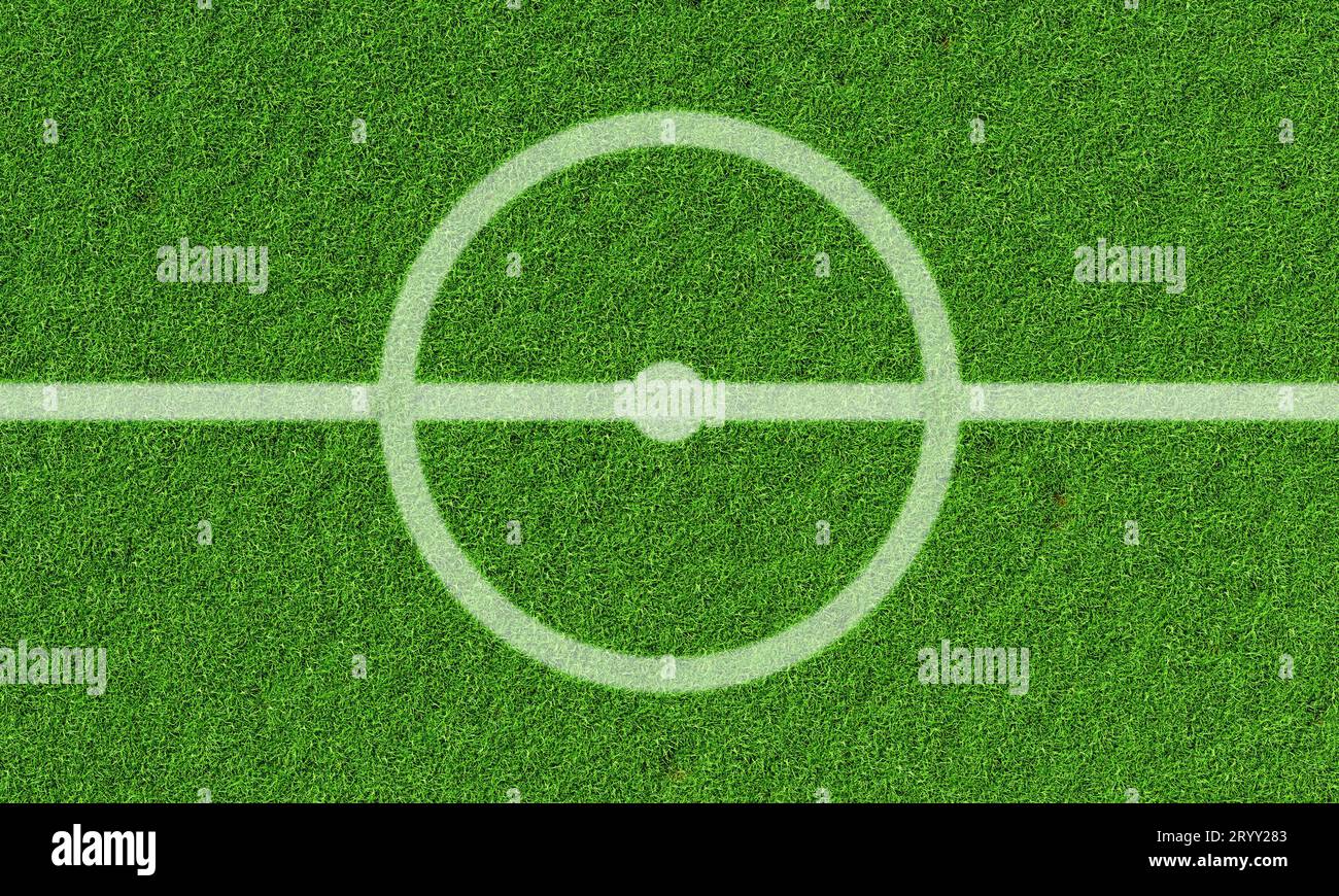Center of soccer field background. Sport game and athletic concept. 3D ...