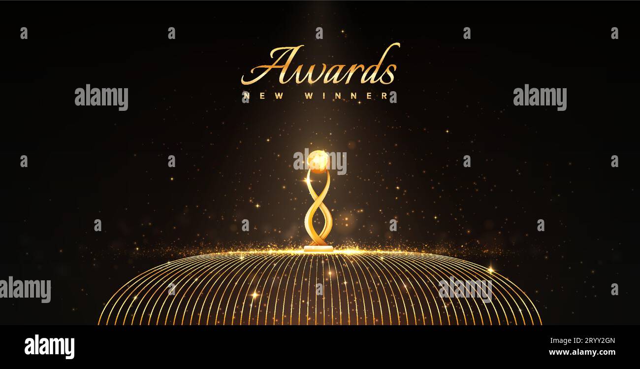 Awards new winner background vector Stock Vector Image & Art - Alamy