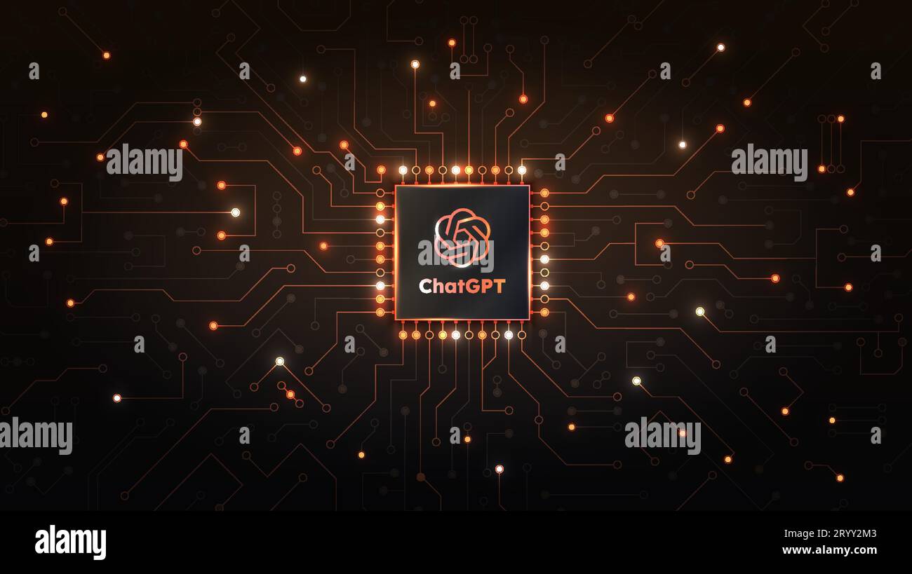 ChatGPT red chip vector concept Stock Vector Image & Art - Alamy