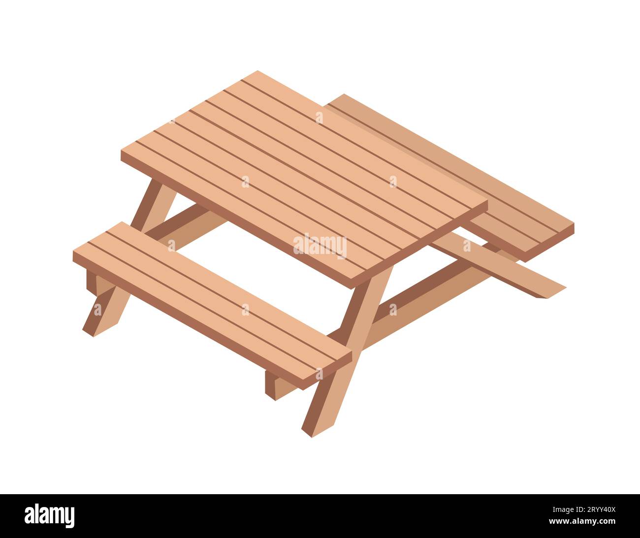 Isometric garden table vector concept Stock Vector Image & Art - Alamy