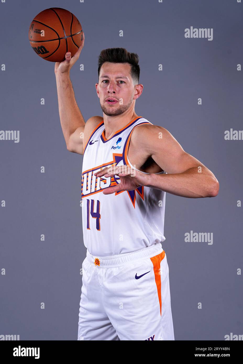 Phoenix Suns' Drew Eubanks poses for a portrait during the NBA ...