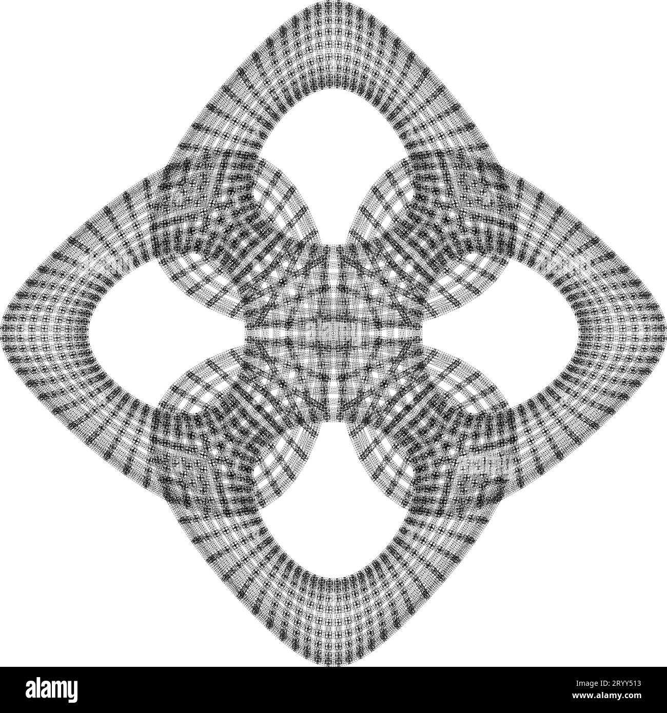 Abstract Geometric Shape Structure Vector. Geometrical Construction ...