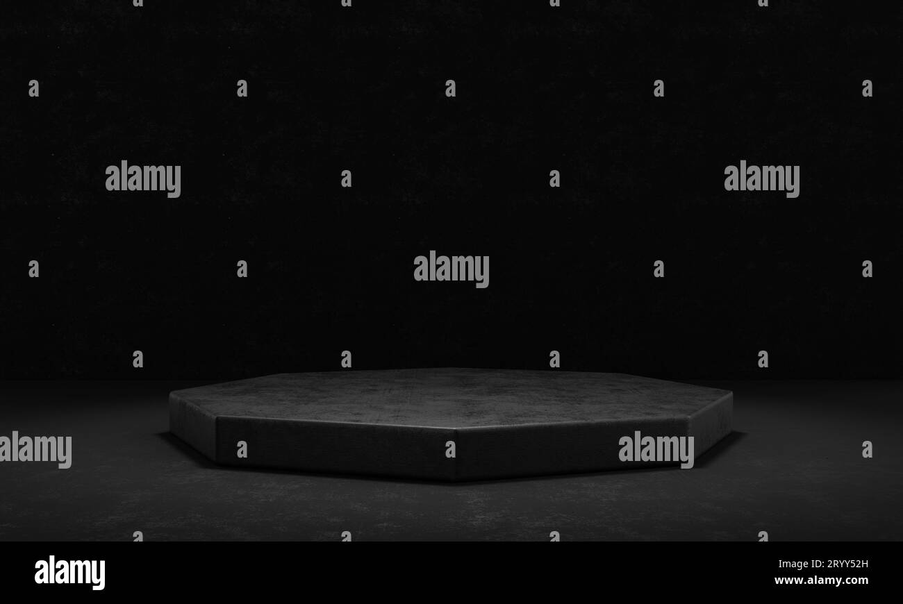 Empty dark stage hi-res stock photography and images - Alamy