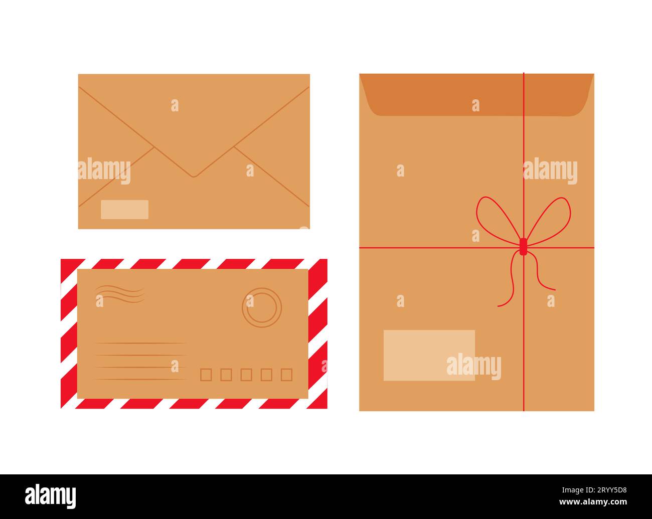 Set of envelopes vector concept Stock Vector Image & Art - Alamy