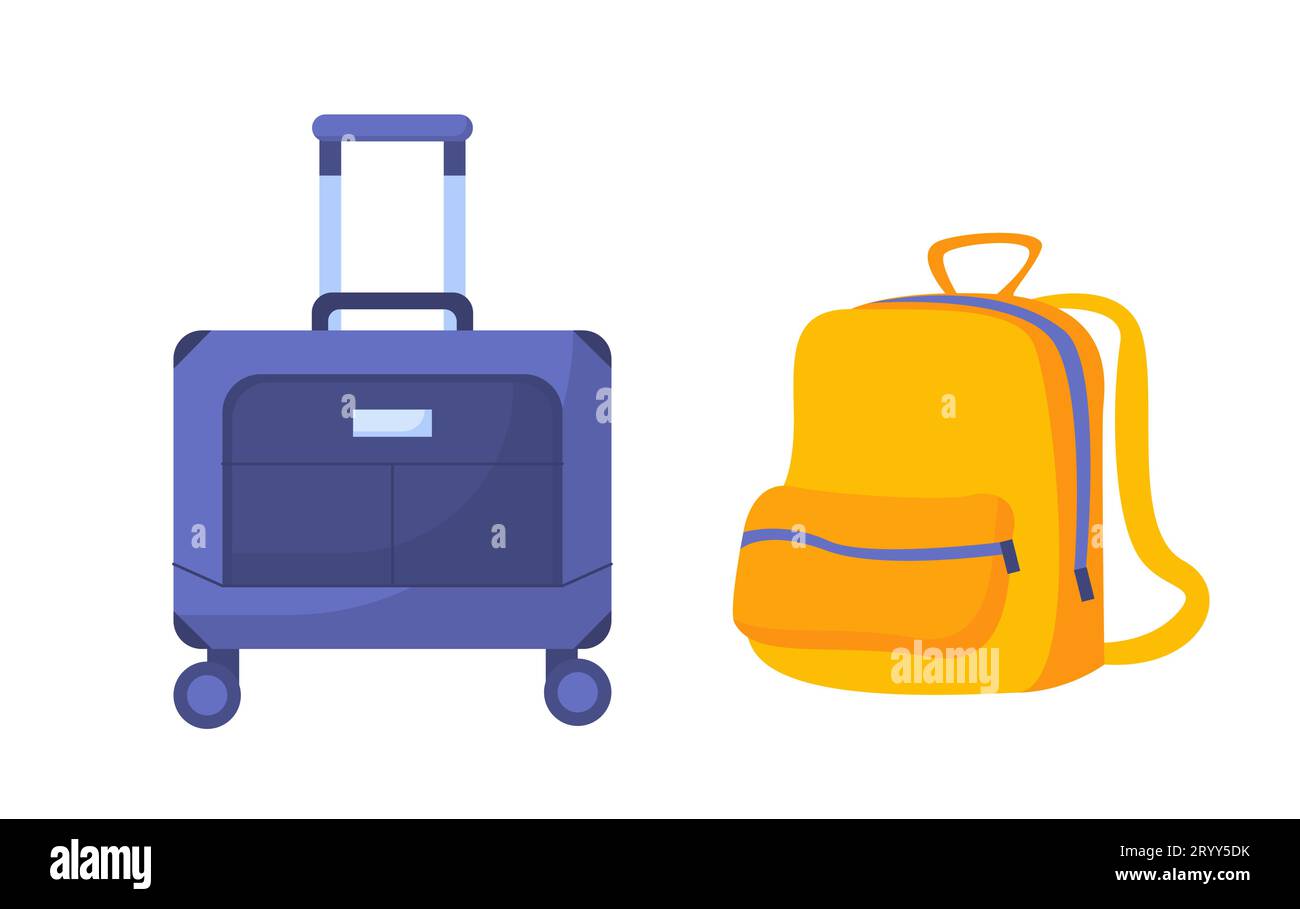 Travel bags vector set Stock Vector Image & Art - Alamy