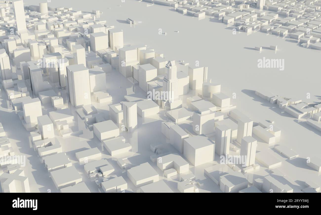 Skyscraper and metropolis city in monochrome. Architecture and Business ...