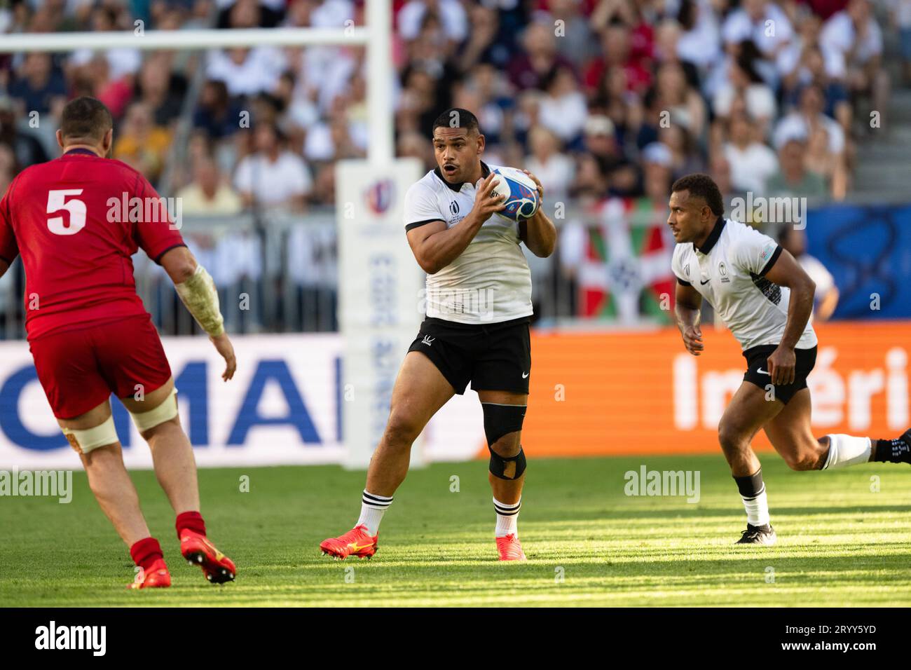 Samuel Matavesi (FIJ) during the 2023 Rugby World Cup Pool C match ...