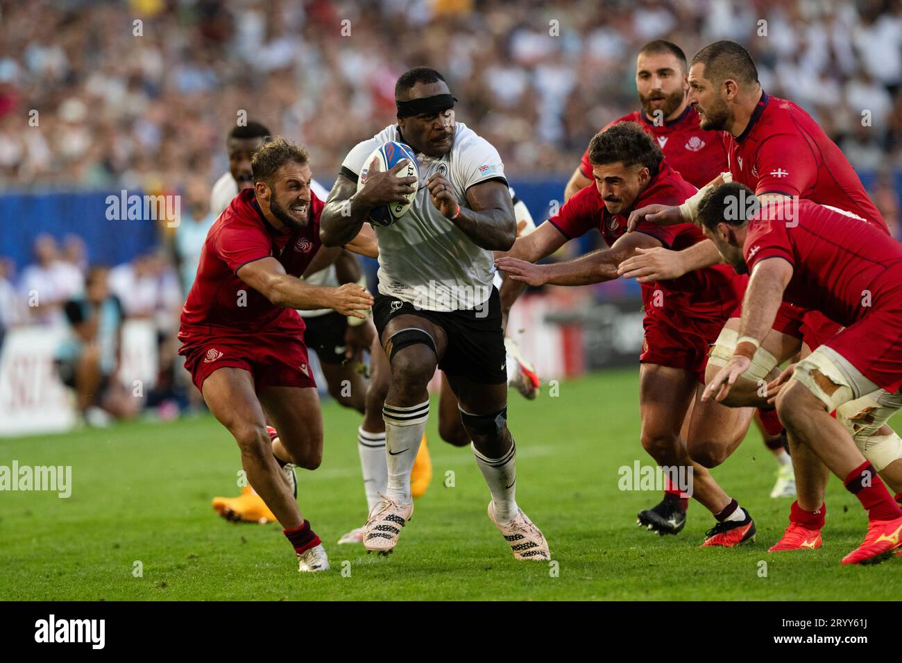 Levani Botia (FIJ) during the 2023 Rugby World Cup Pool C match between ...