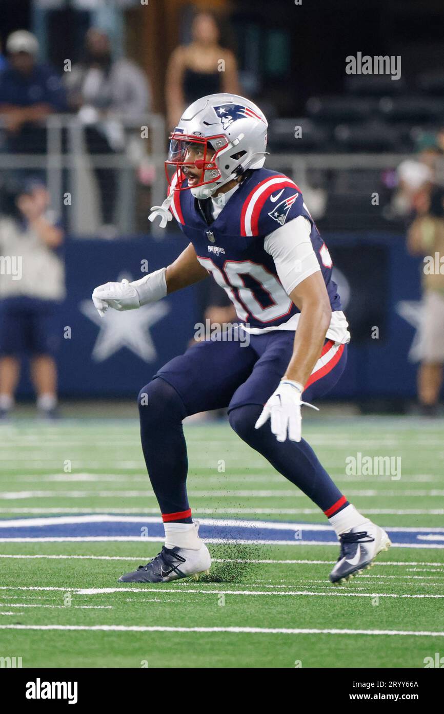 New England Patriots linebacker Marte Mapu (30) defends during an NFL ...