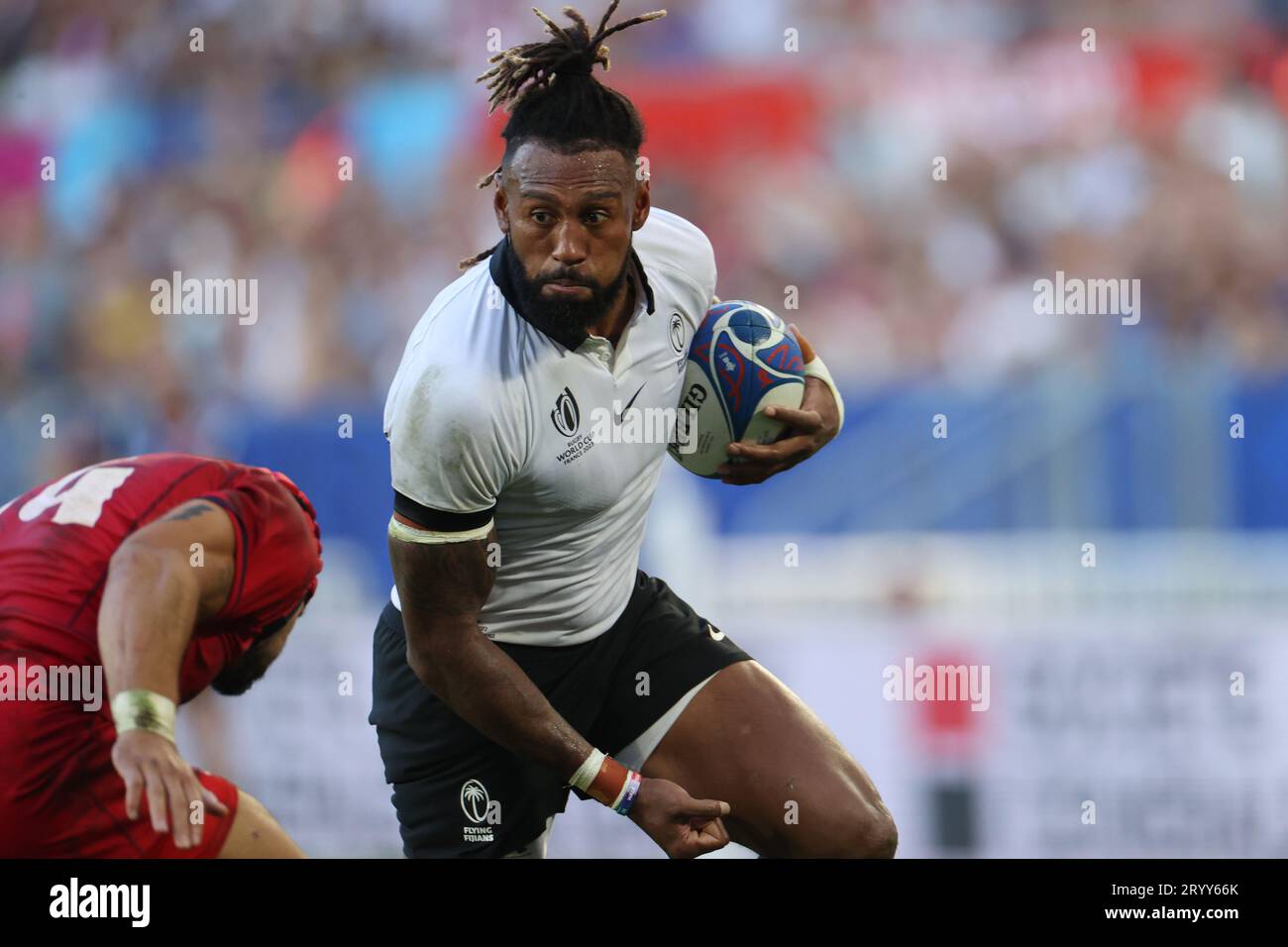 Fiji's Waisea Nayacalevu during the Rugby World Cup Pool C match ...