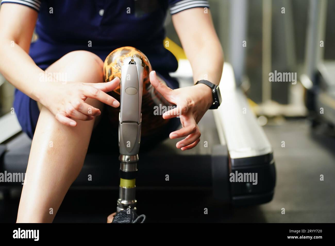 Athletes with prosthetic legs hi-res stock photography and images - Alamy