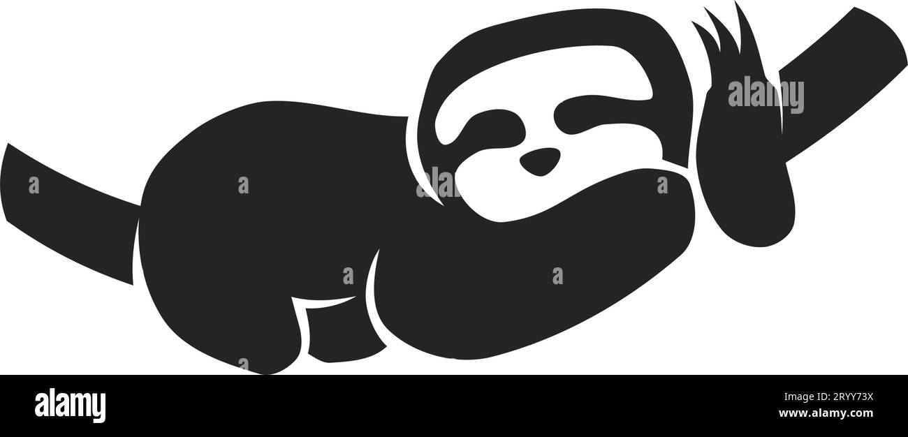 sloth logo template Isolated. Brand Identity. Icon Abstract Vector ...