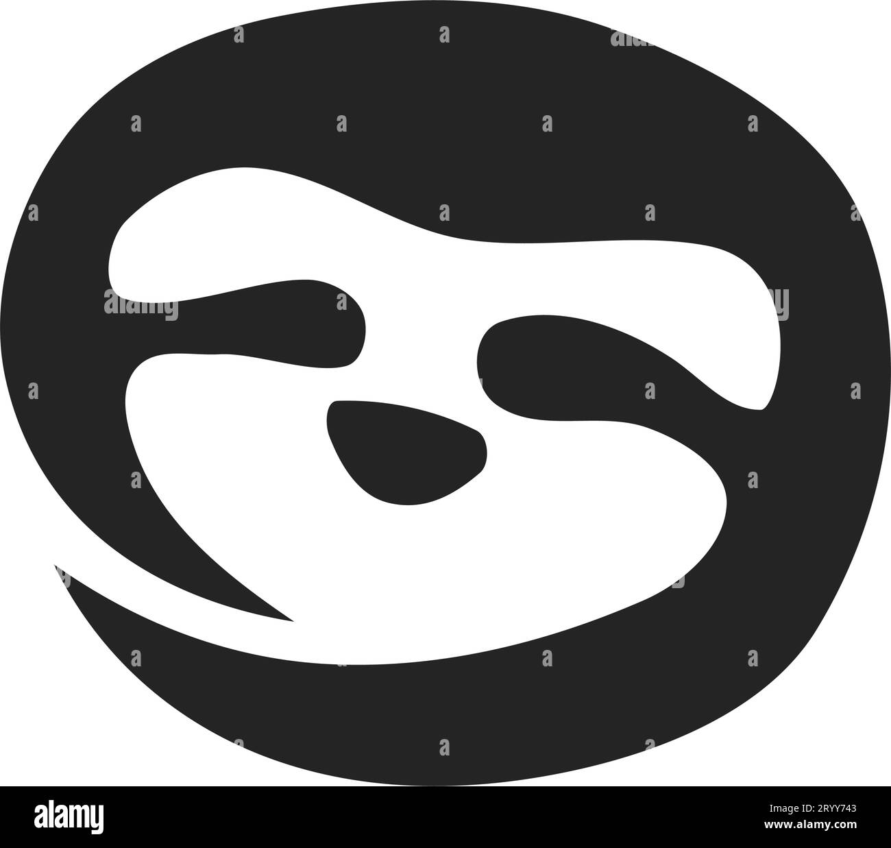 sloth logo template Isolated. Brand Identity. Icon Abstract Vector ...