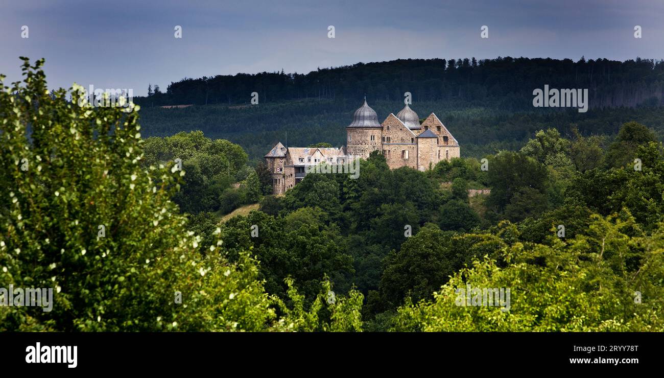 Sababurg, popularly known as the Sleeping Beauty Castle, Hofgeismar ...