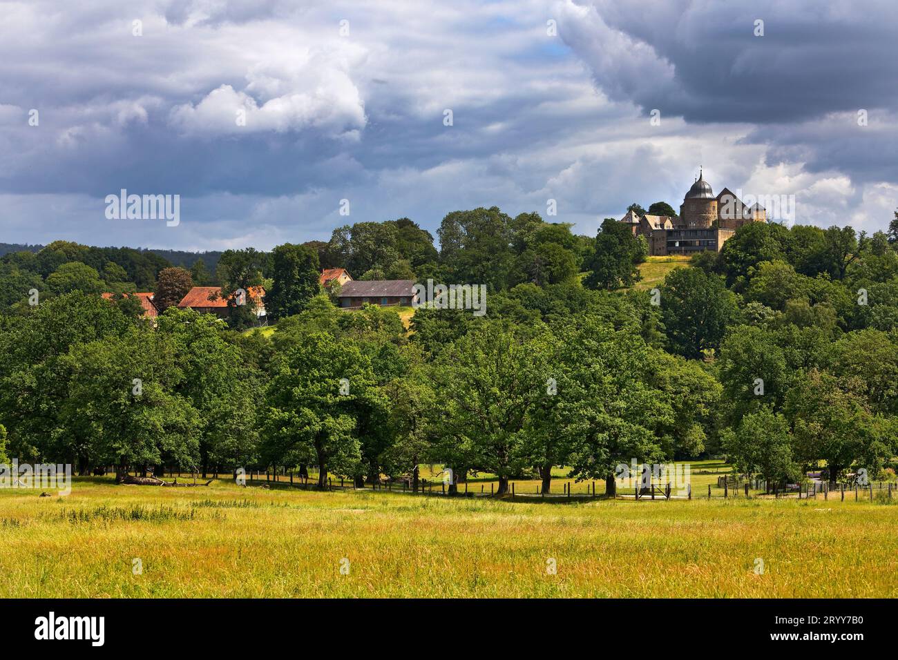 Sababurg, popularly known as the Sleeping Beauty Castle, Hofgeismar ...
