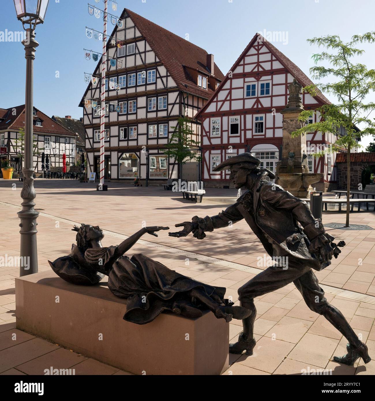 Sleeping Beauty sculpture by Karin Bohrmann-Roth in the old town ...