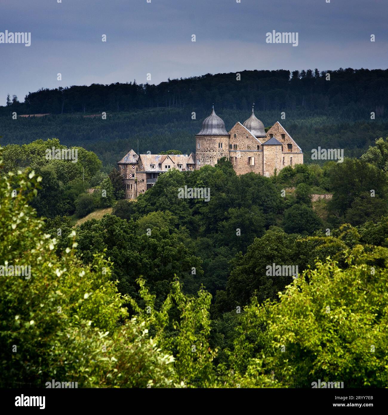 Sababurg, popularly known as the Sleeping Beauty Castle, Hofgeismar ...