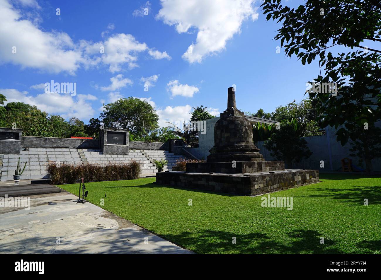 Abhayagiri Resto, Prambanan, Yogyakarta, Indonesia Stock Photo - Alamy