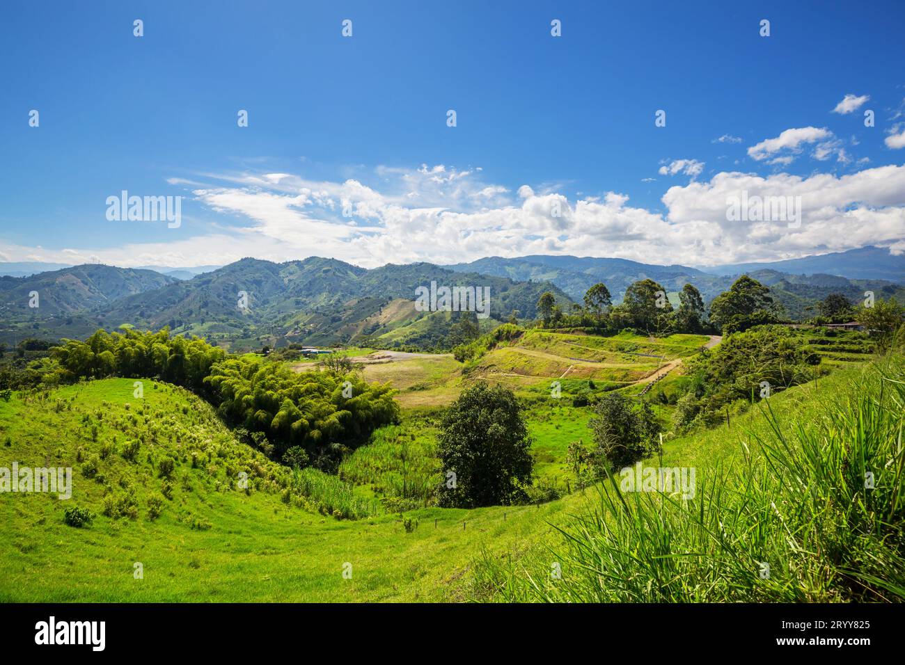 Rural landscapes in Colombia Stock Photo - Alamy