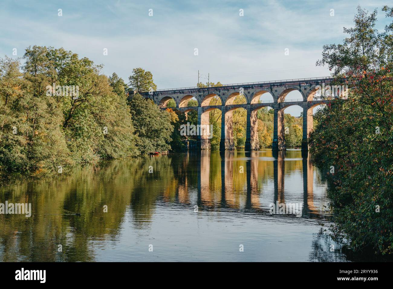 Old german railway bridge in hi-res stock photography and images - Alamy