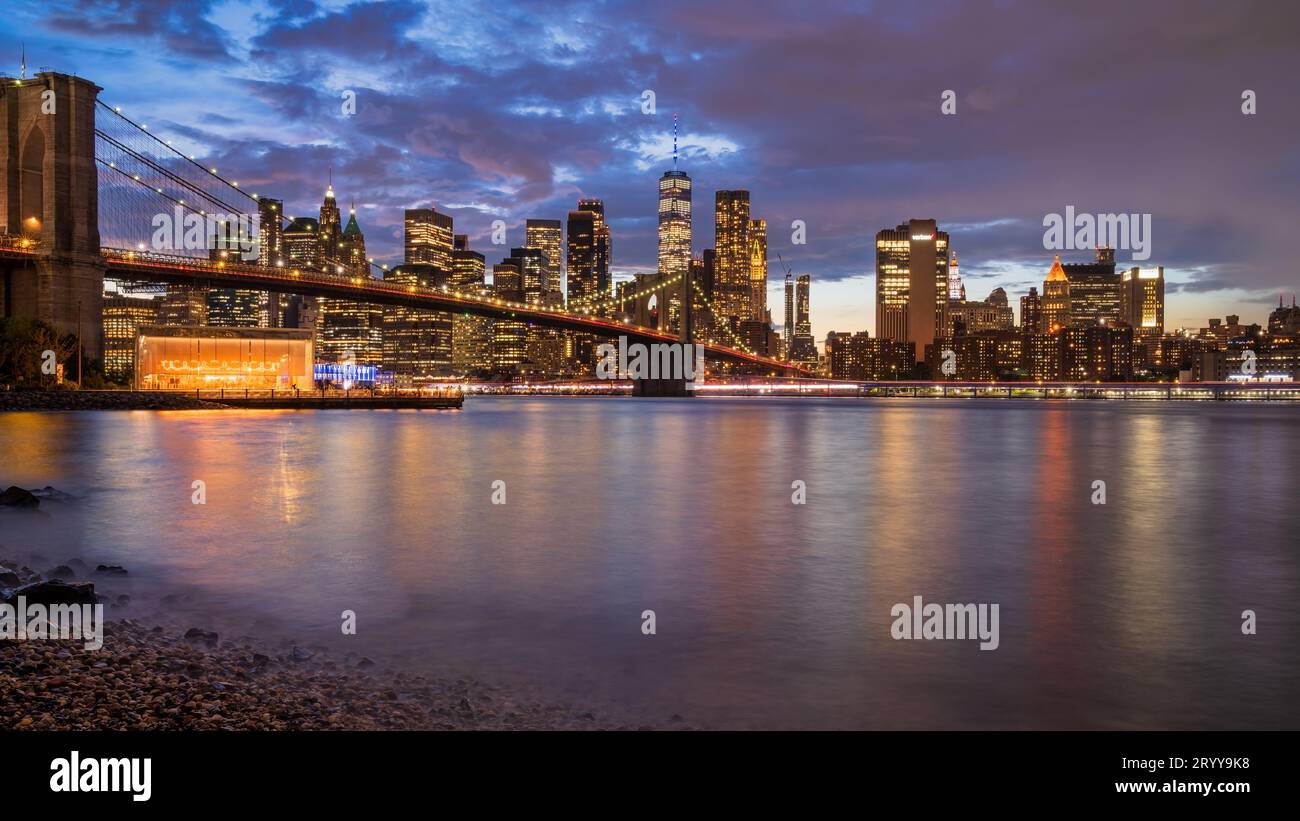 911 Memorial Lights Stock Photo - Alamy