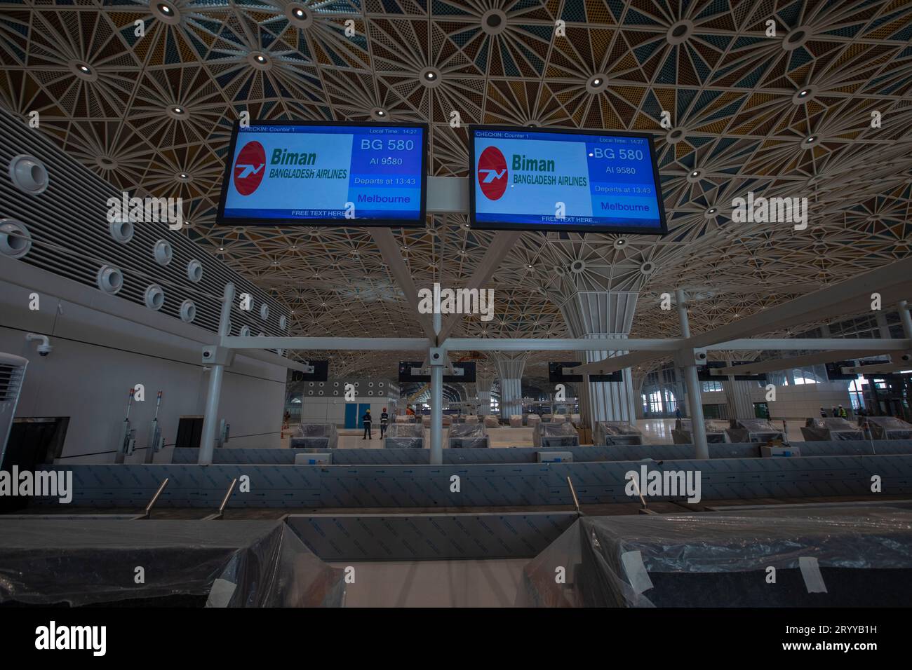 Dhaka, Bangladesh: 02, October, 2023: The newly built third terminal of ...