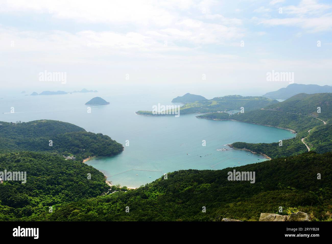 Views of Clearwater Bay from the High Junk Peak in t he Clearwater Bay ...