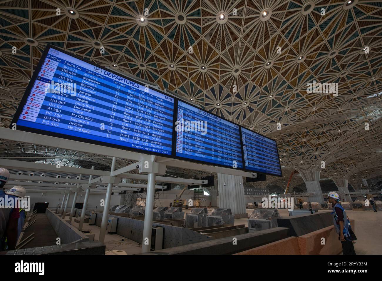 Dhaka, Bangladesh: 02, October, 2023: The newly built third terminal of ...