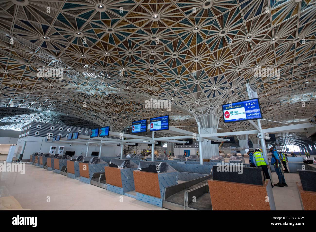 Dhaka, Bangladesh: 02, October, 2023: The newly built third terminal of ...