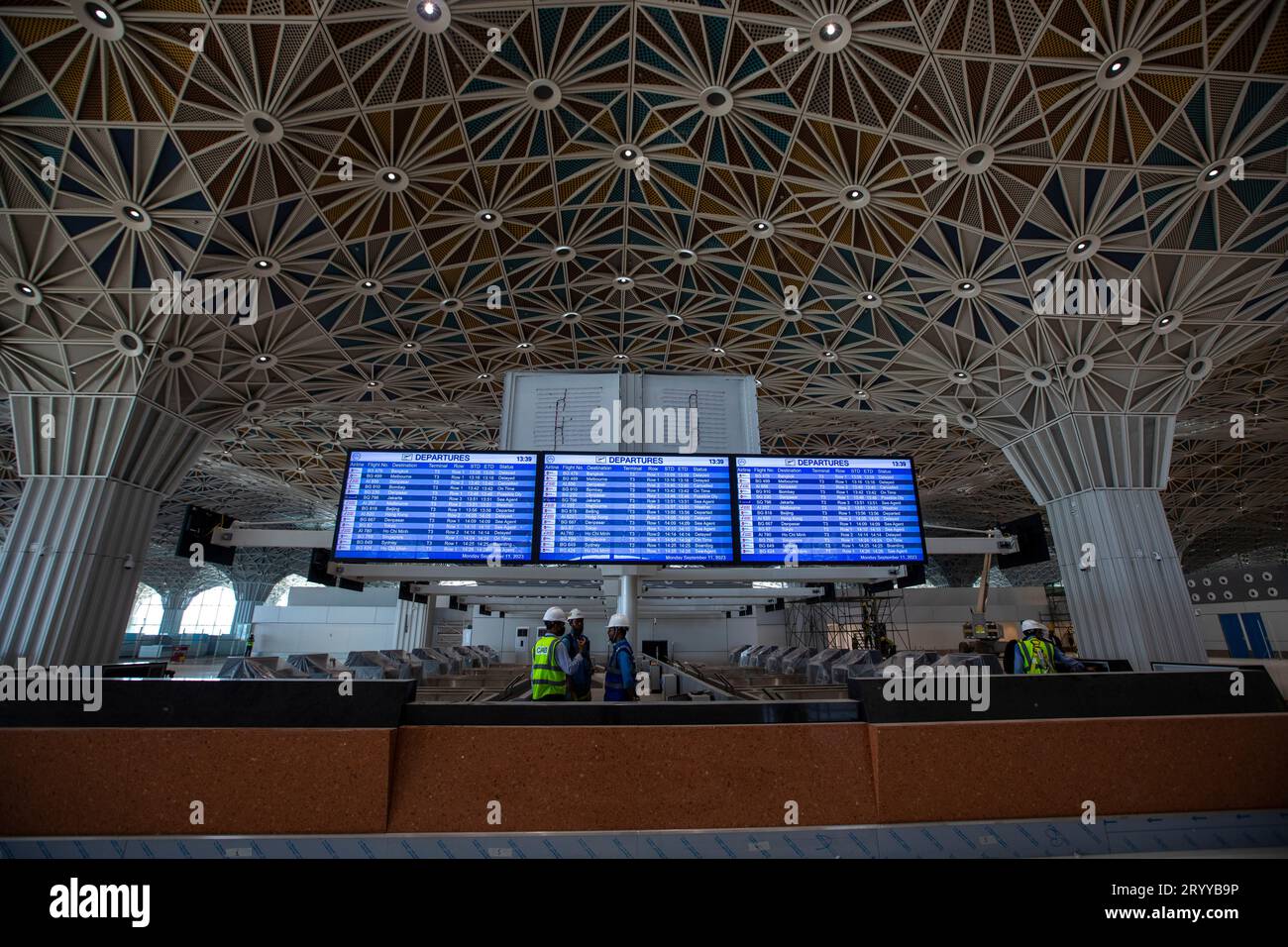Dhaka, Bangladesh: 02, October, 2023: The newly built third terminal of ...
