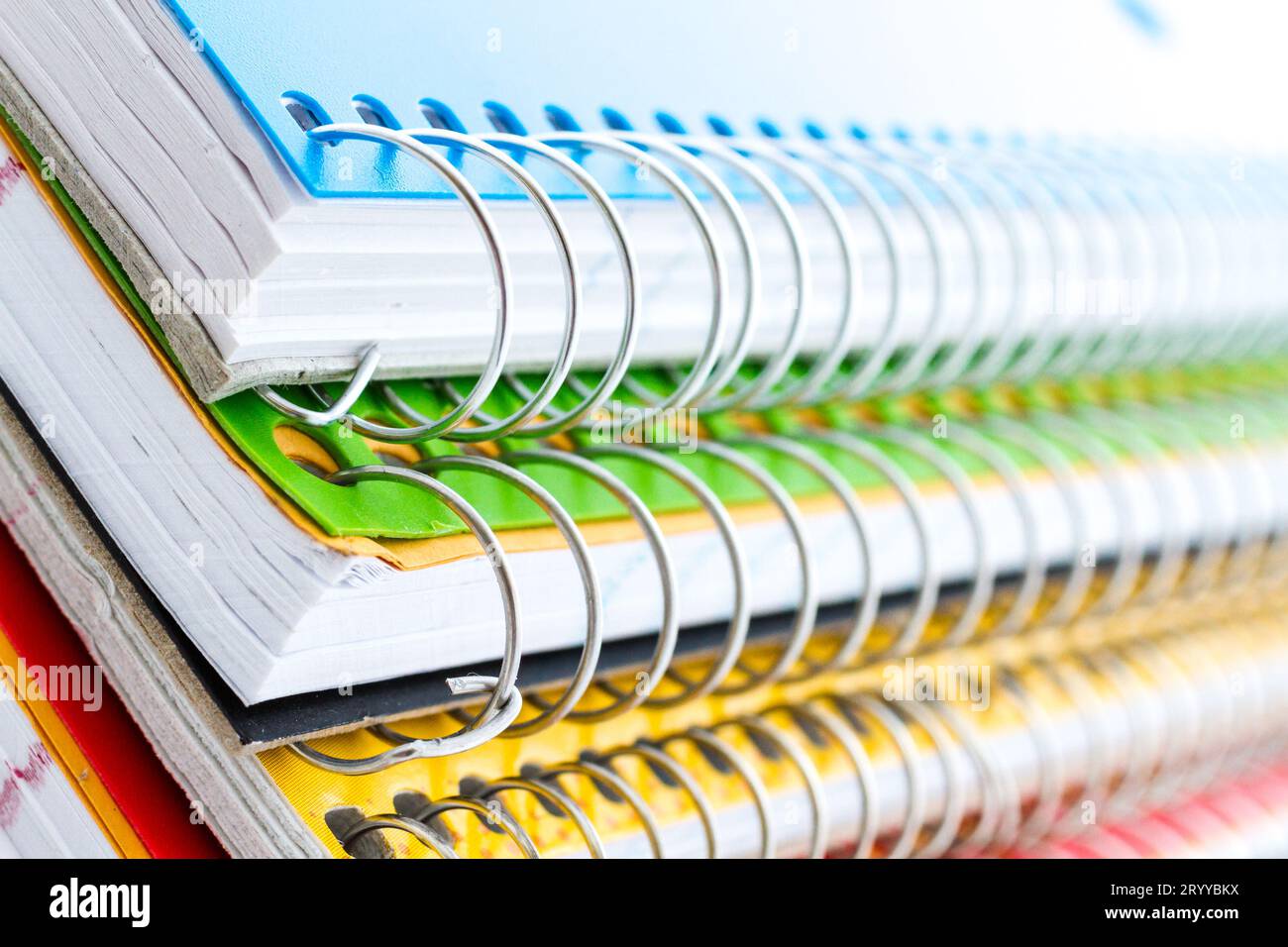 School education supplies notebooks hi-res stock photography and images - Alamy