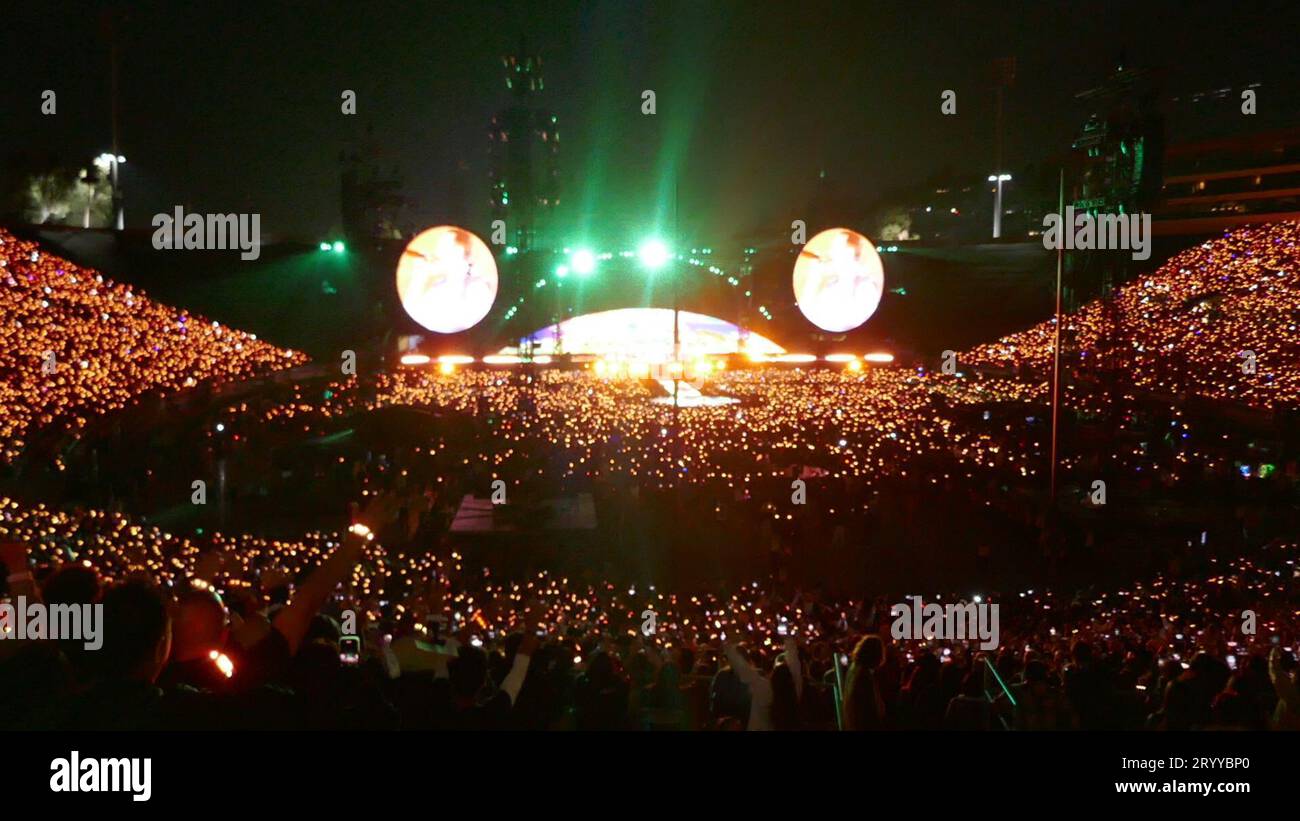 Pasadena, California, USA 1st October 2023 Coldplay Music of the ...