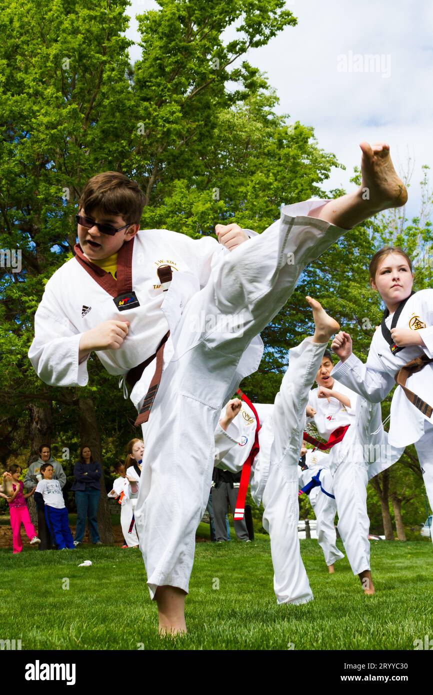 Tae Kwon Do Stock Photo - Alamy