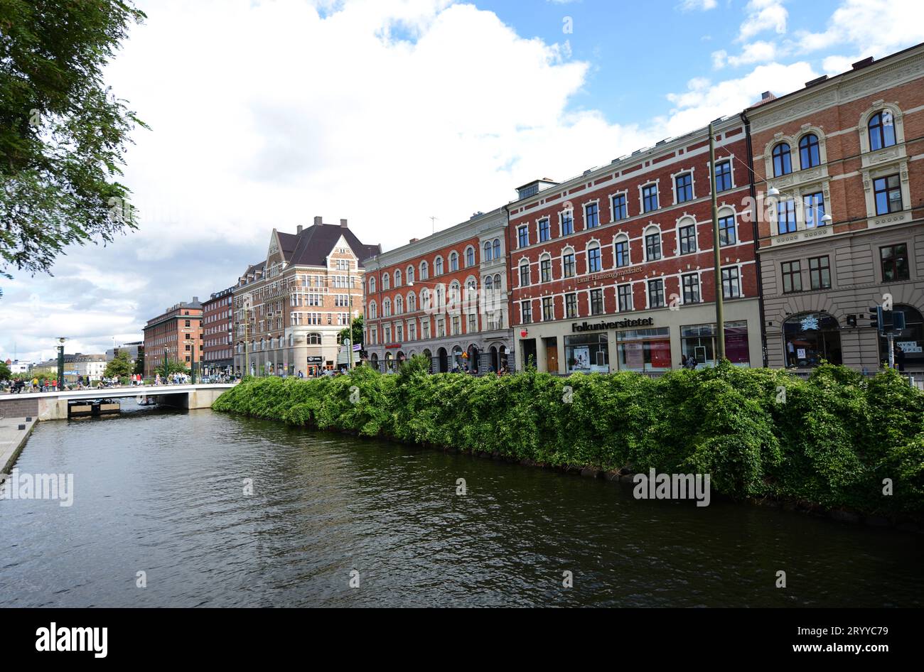 Beautiful old buildings along Regementsgatan, Malmö, Sweden Stock Photo ...