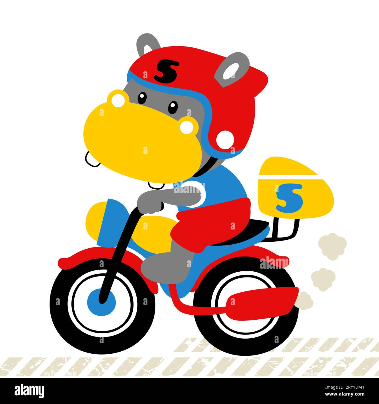 Motorbike illustration hi-res stock photography and images - Alamy