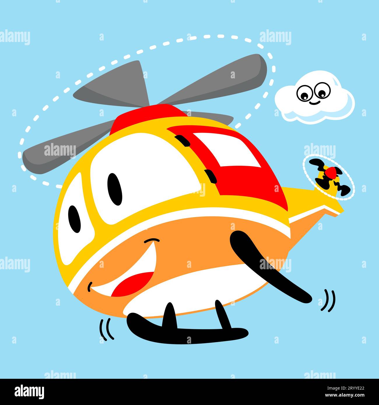 Helicopter poster Stock Vector Images - Alamy