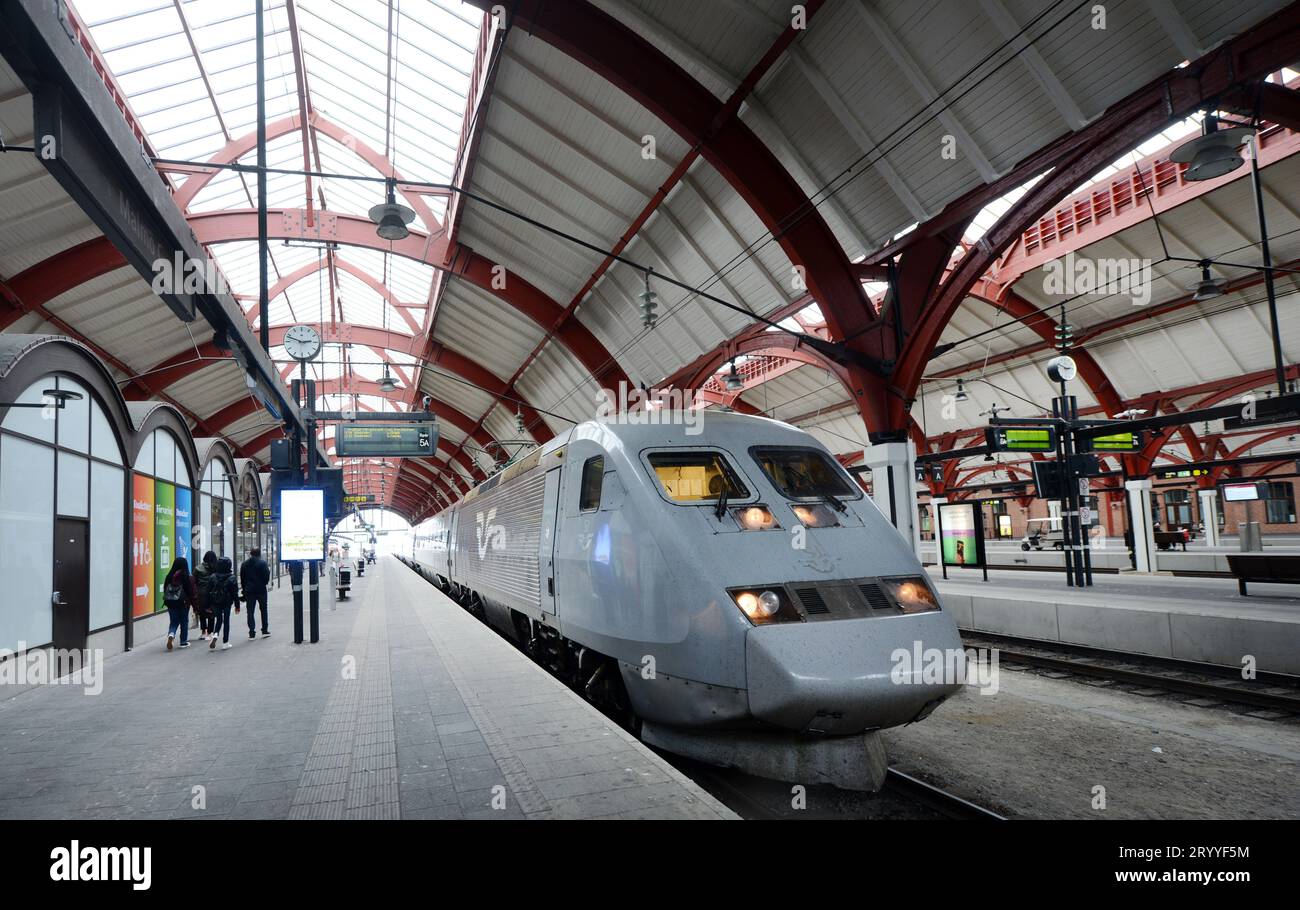 The Central Railway station in Malmö, Sweden Stock Photo - Alamy