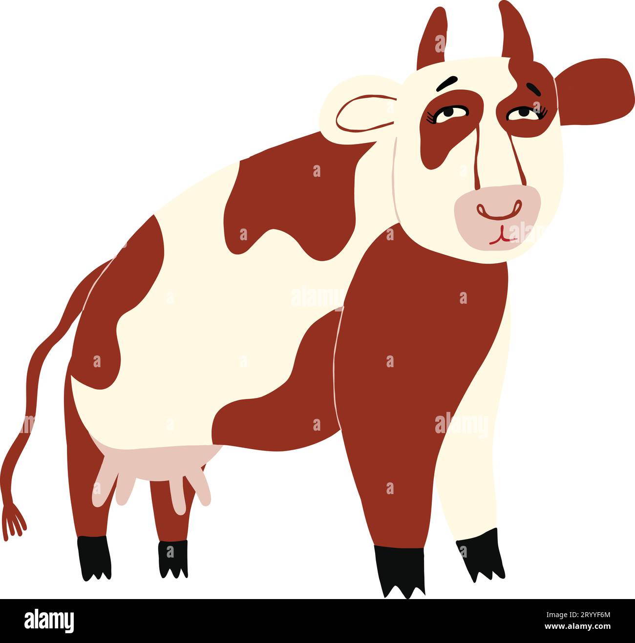 Cow hoof grass Stock Vector Images - Alamy
