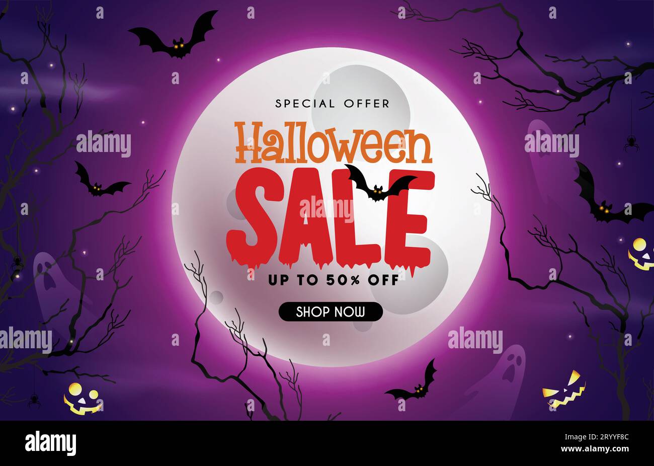 Spooky full moon hi-res stock photography and images - Alamy