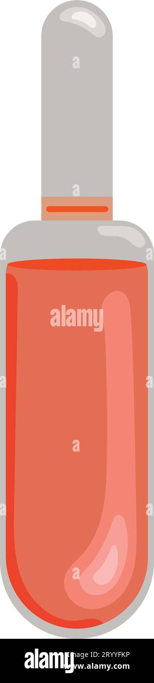 vaccine viral medicine red vial vector isolated Stock Vector Image ...