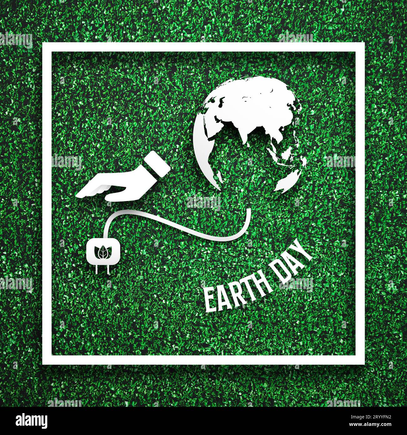 Border frame nature theme illustration hi-res stock photography and ...