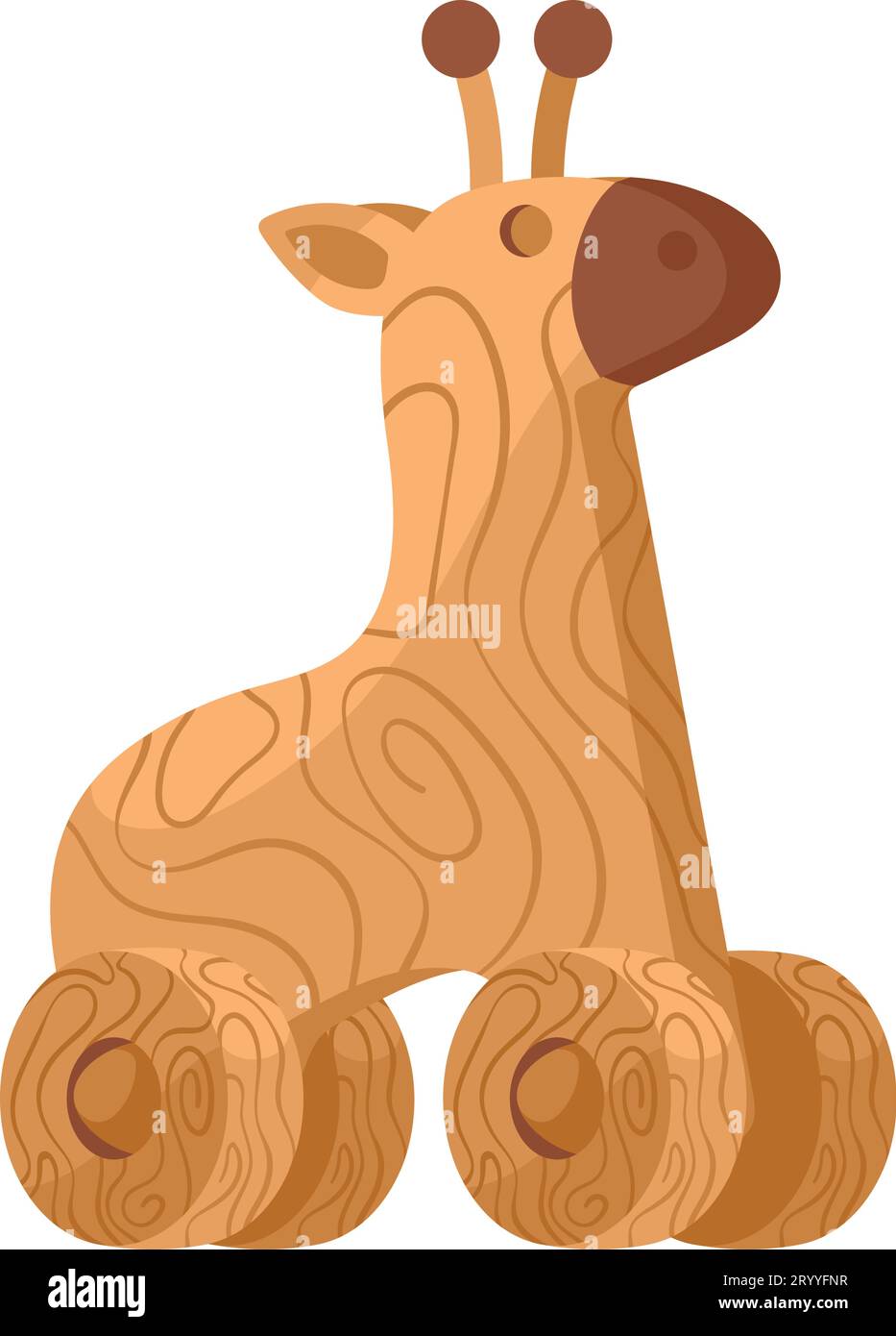 Baby giraffe play Stock Vector Images - Alamy