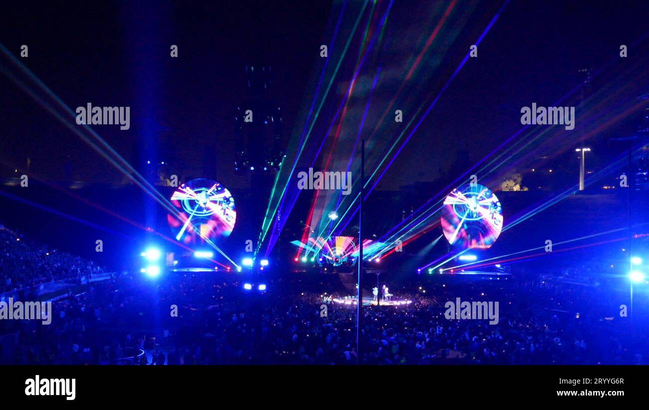 Pasadena, California, USA 1st October 2023 Coldplay Music of the ...