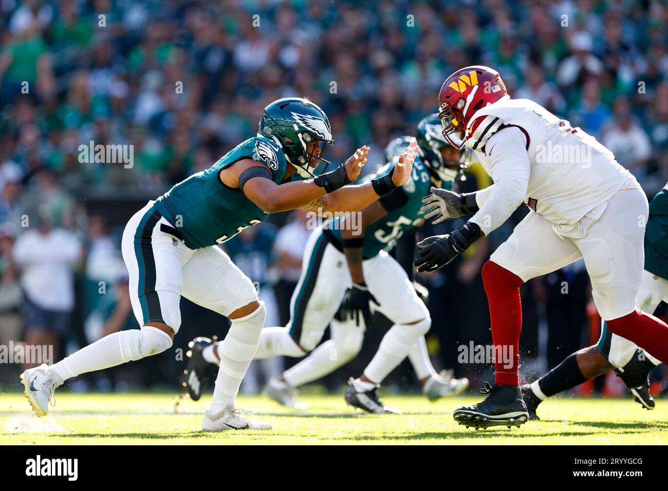 Philadelphia Eagles linebacker Nolan Smith (3) in action against ...