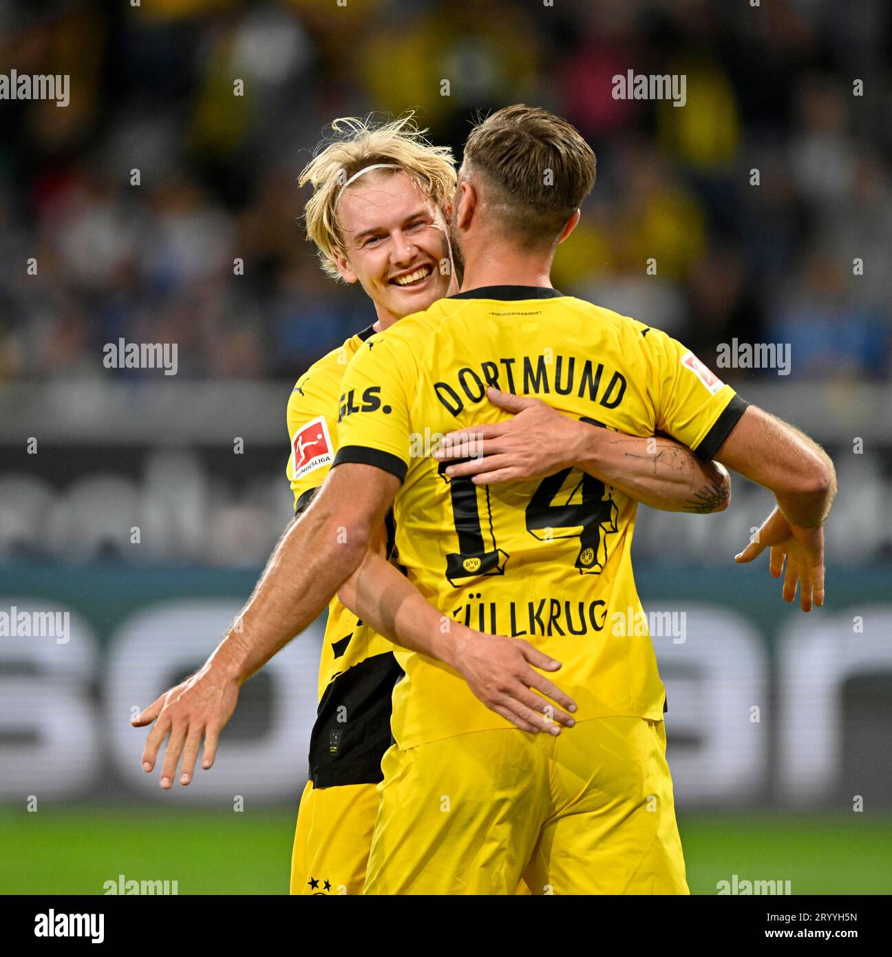 Goal celebration Niclas Fuellkrug Borussia Dortmund BVB (14) with ...
